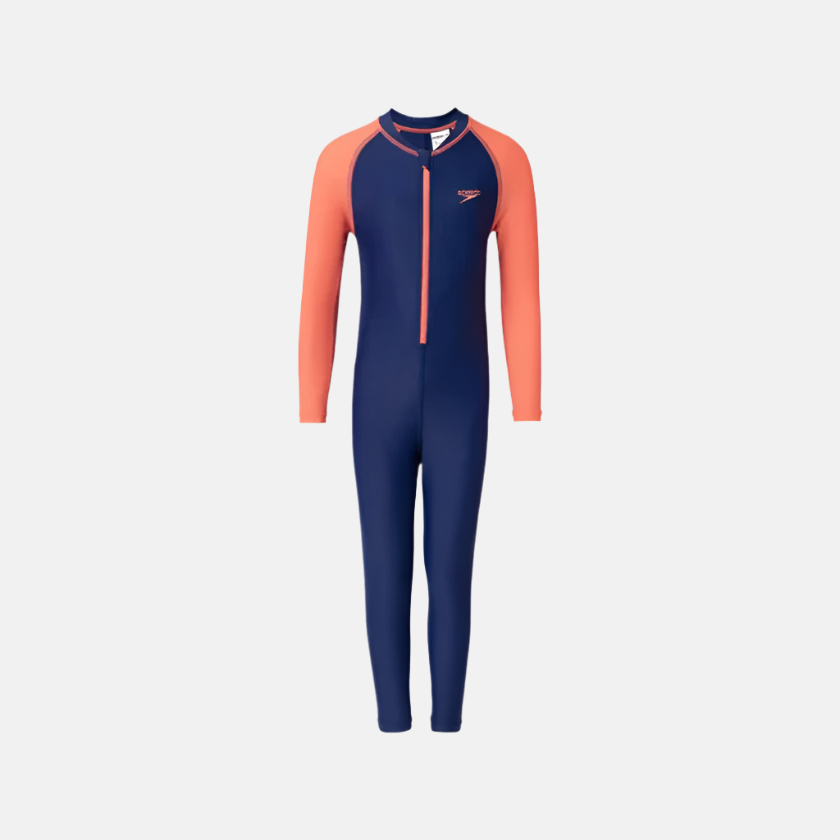 Speedo Endurance10 Color Block Girl's All In One Full Body Suit - Harm ...