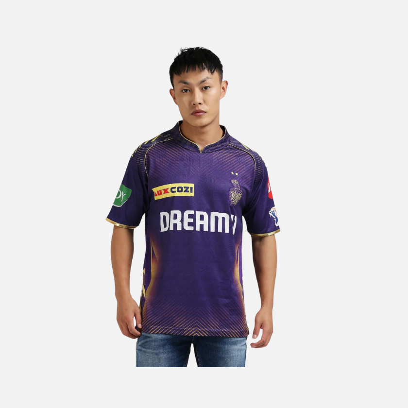 Kolkata Knight Riders Official Match Jersey 2024 - Plain (Half Sleeve ...