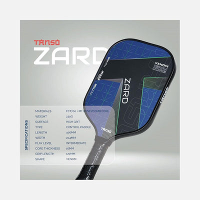 TANSO Zard Venom T700 Pickleball Paddle – Gambol