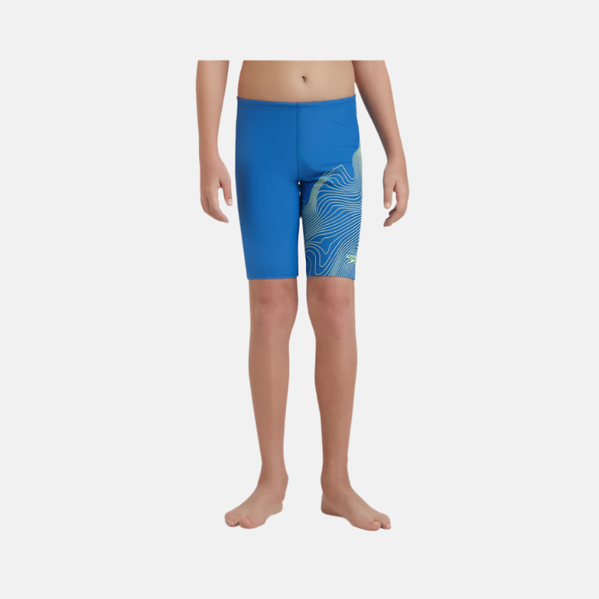 Speedo Enduraflex Tide Print Sports Gala Logo Boy's Jammer -Turkish Se ...
