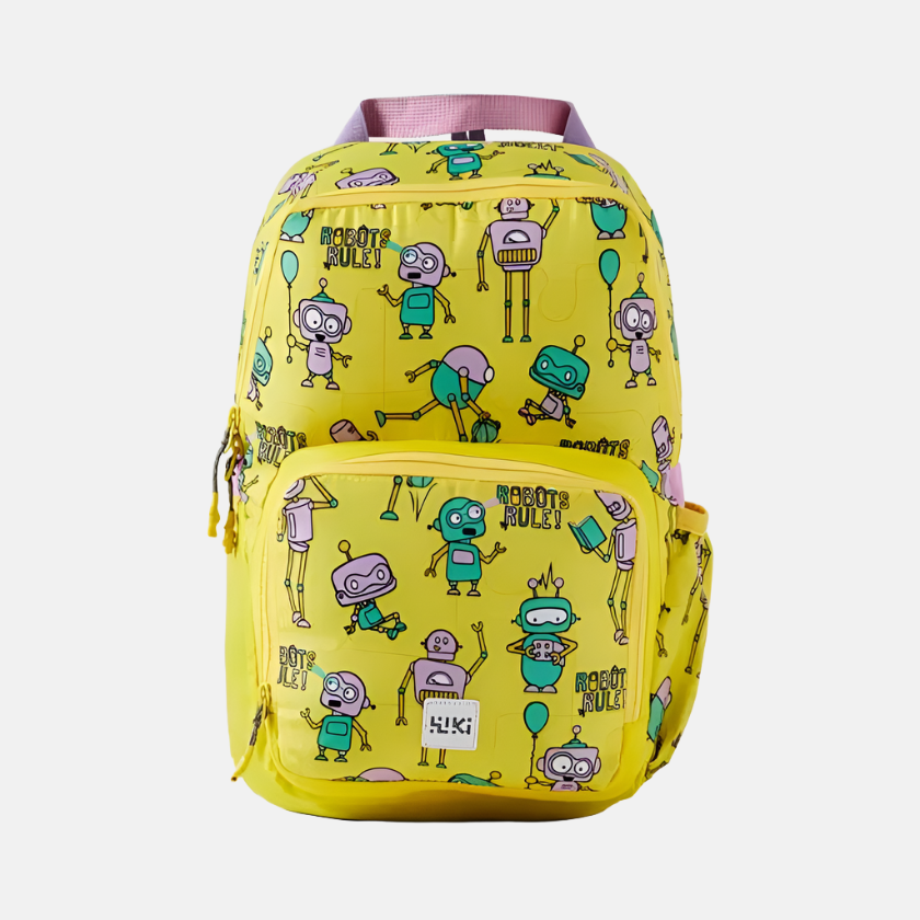 Wildcraft Wiki Champ 1 Backpack 11 L -Yellow Robot/Ocean Red – Gambol