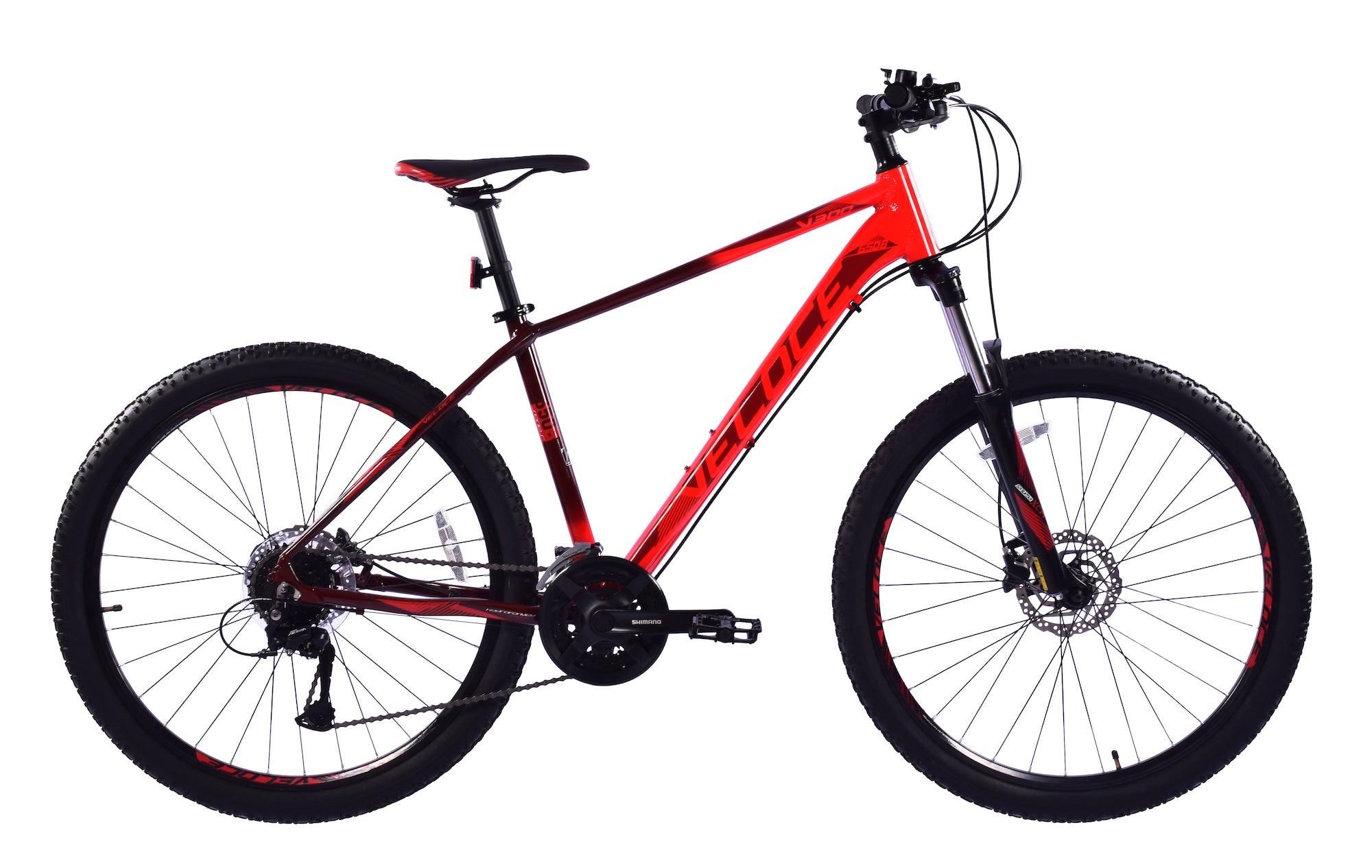 Veloce V300 Bicycle - Black Red – Gambol
