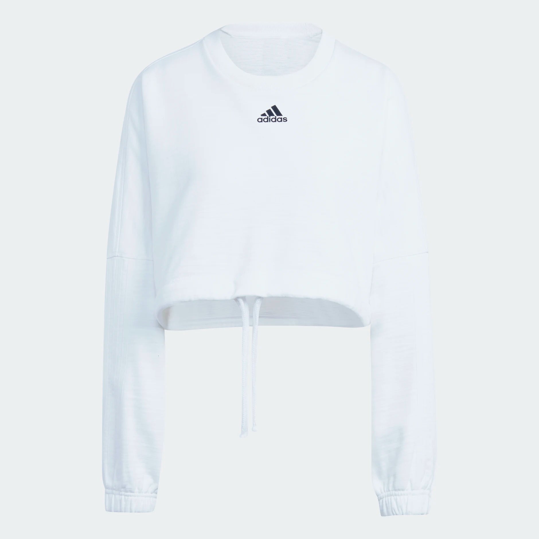 Adidas Dance Ance Crop Versatile Sweantshir - White / White – Gambol